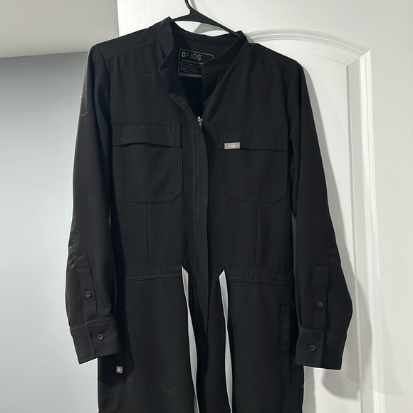 Figs | Pants & Jumpsuits | Figs Long Sleeve Chantal Cargo Jumpsuit ...